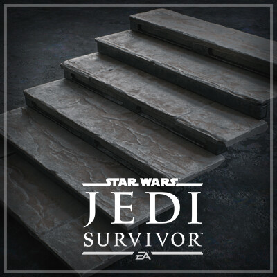 ArtStation - Jedi: Survivor - Cantina Stone Step Kit