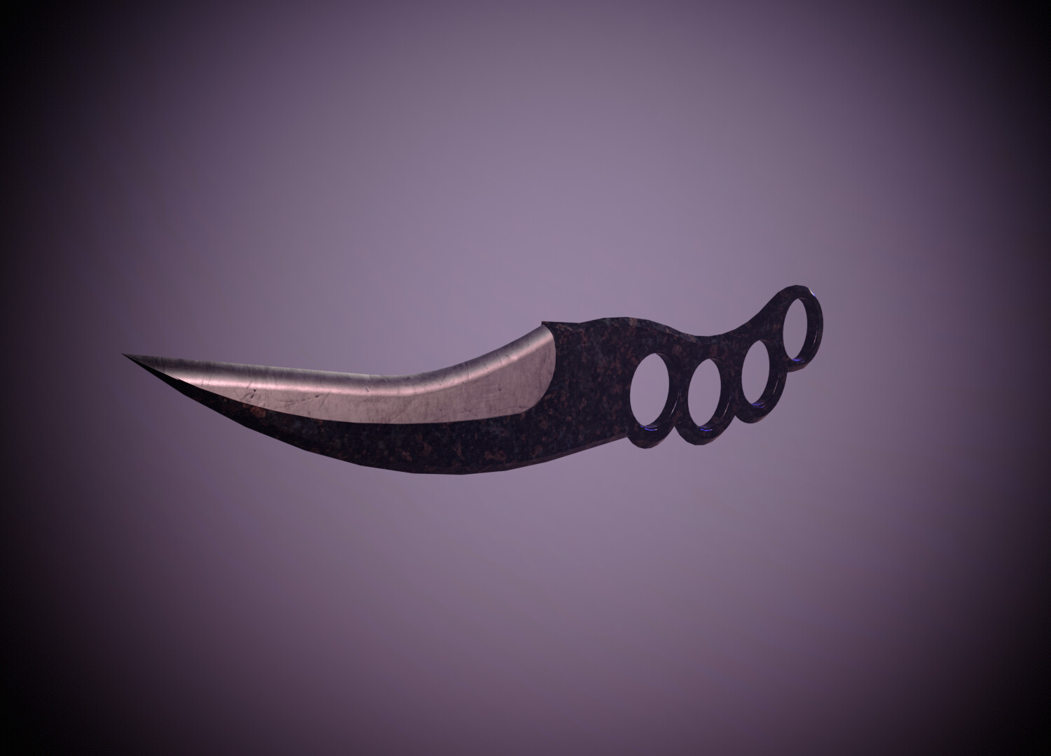ArtStation - hand fighting knife