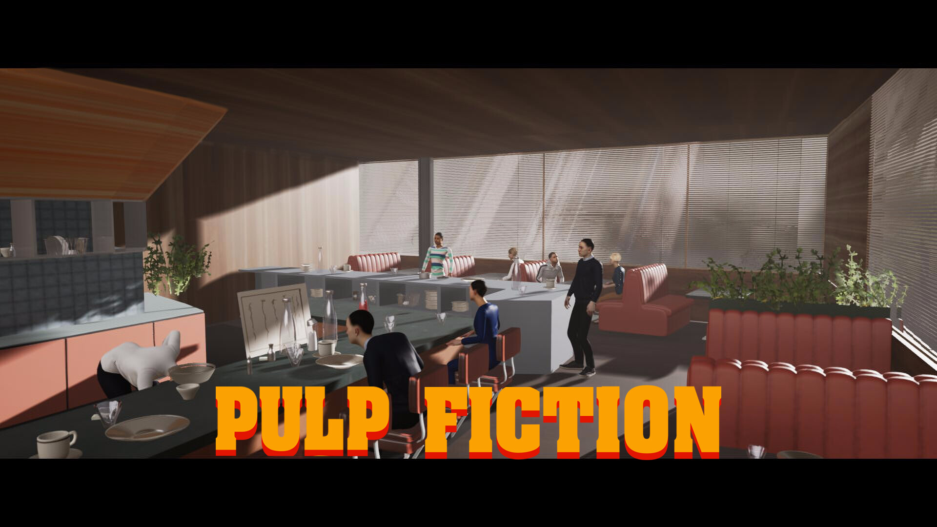 ArtStation - Reimagining the Iconic Opening Scene from Pulp Fiction: A ...