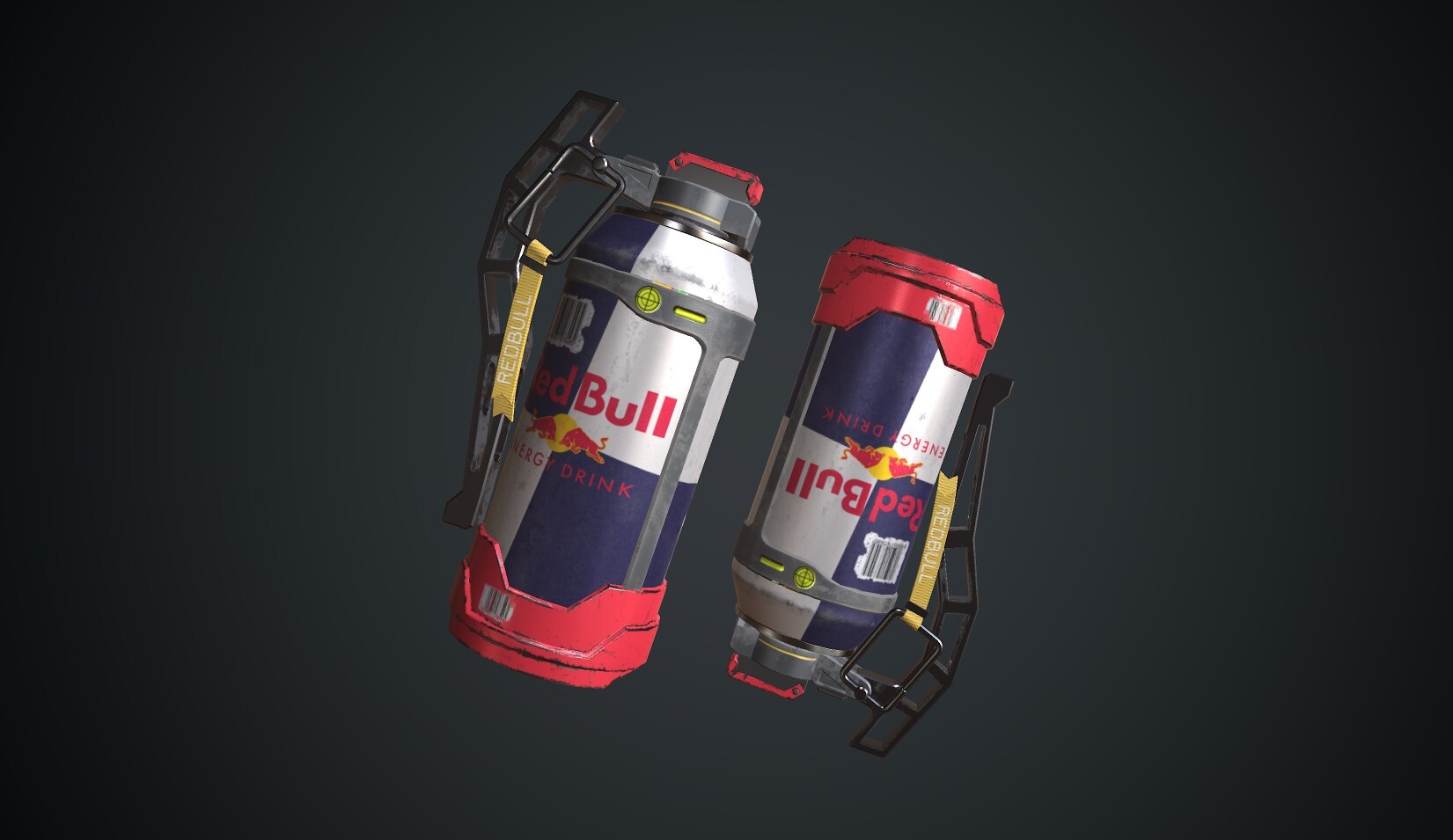 ArtStation - Red Bull Grenade 3D Model ( Concept art )