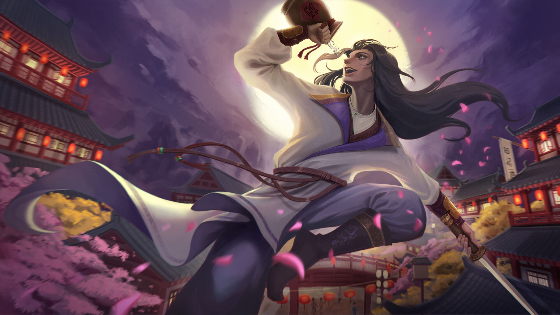 ArtStation - 《Chang'an San Wan Li》Film Fanart - Li Bai