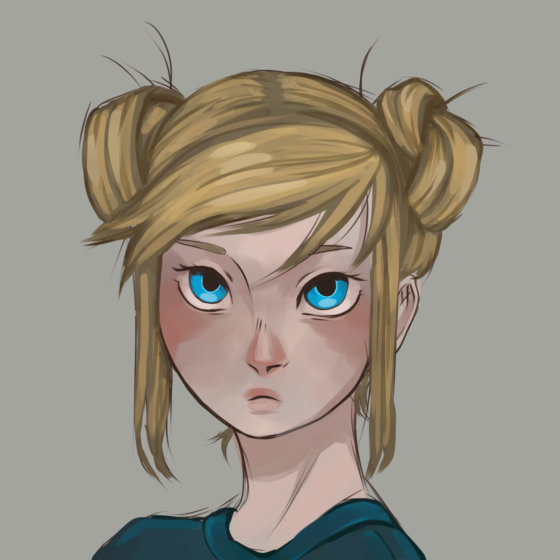 ArtStation - cat face theory art