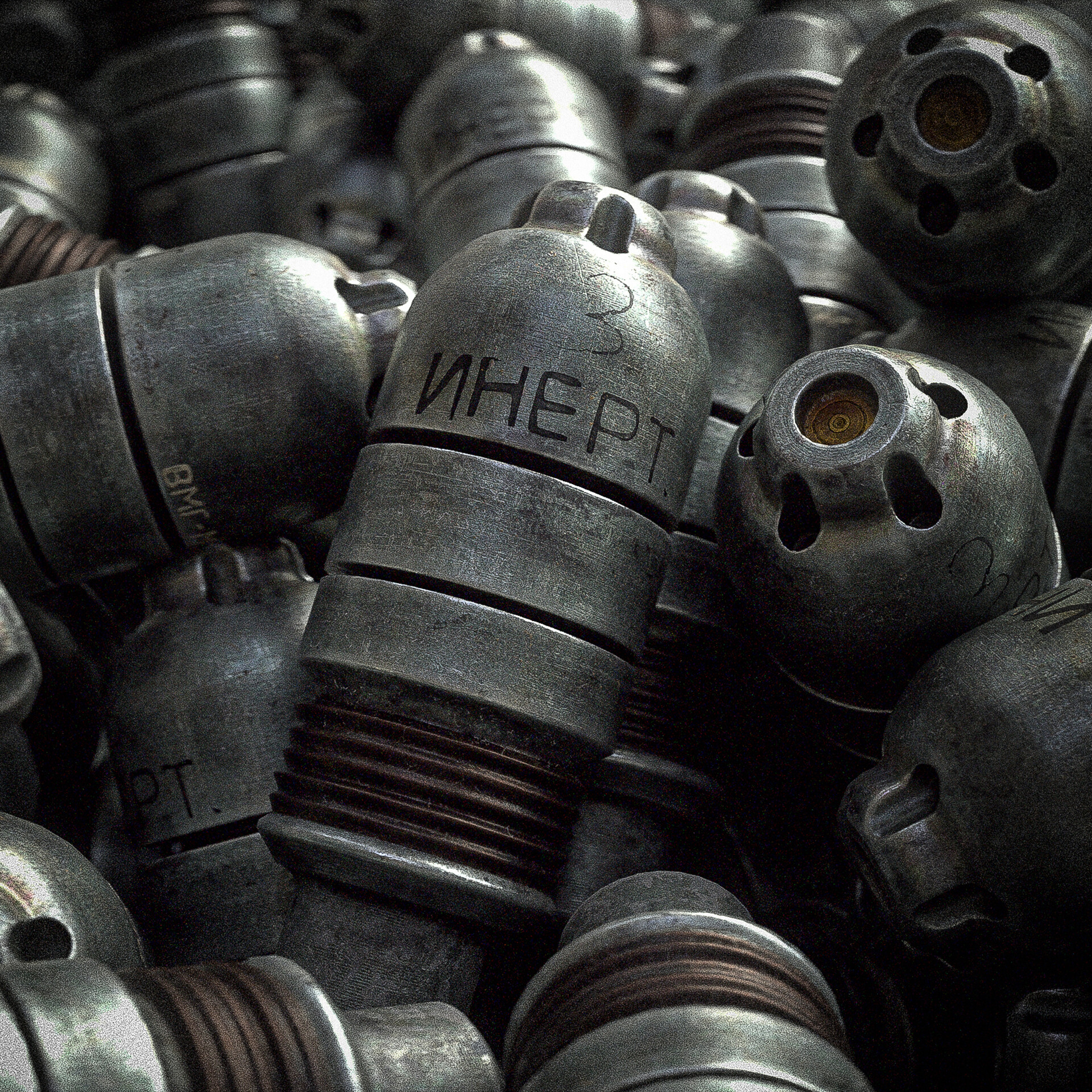 ArtStation - Fragmentation projectile VOG-25 (Inert)