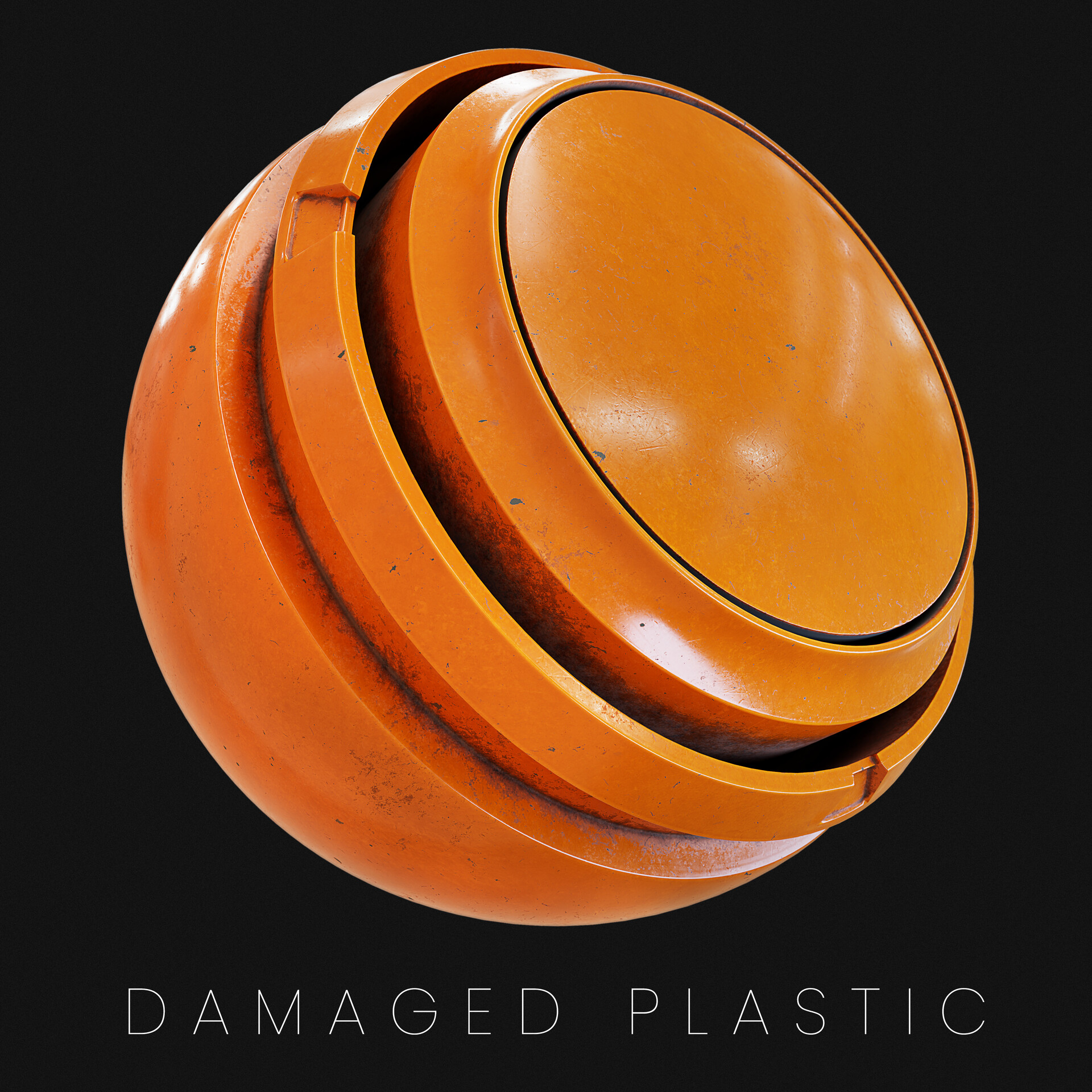 ArtStation - Damaged Plastic | Substance Painter Smart Material
