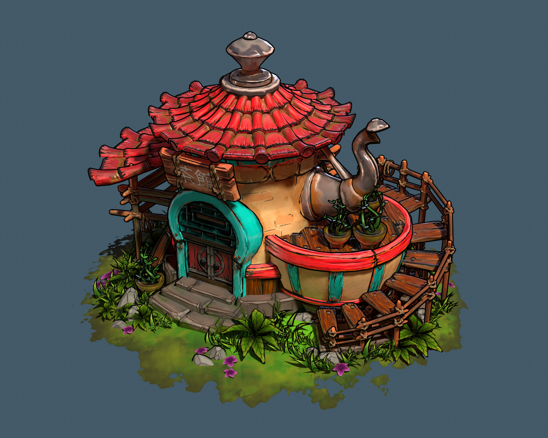 ArtStation - Teapot House