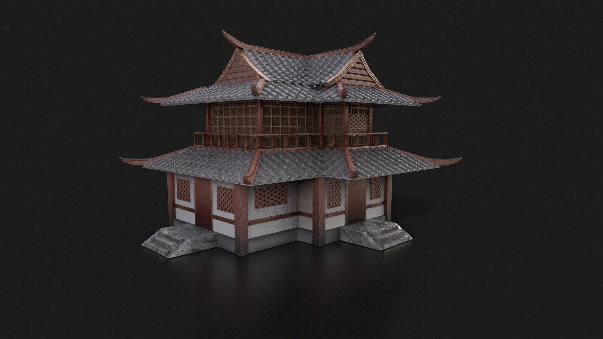 ArtStation - Feudal Japanese House