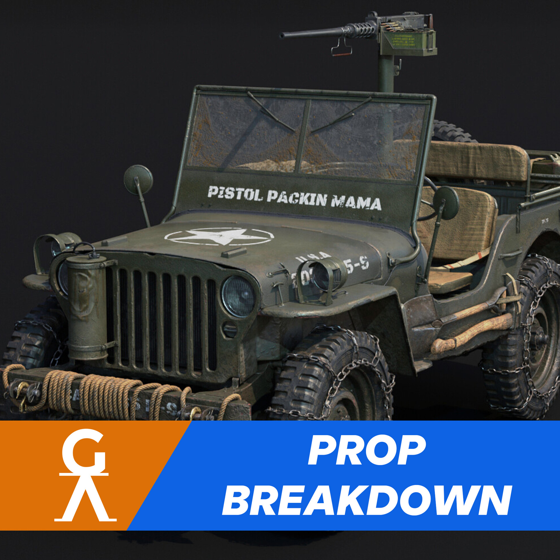 ArtStation - Willys Military Jeep - Prop Breakdown - Andrey Kozhemyakin