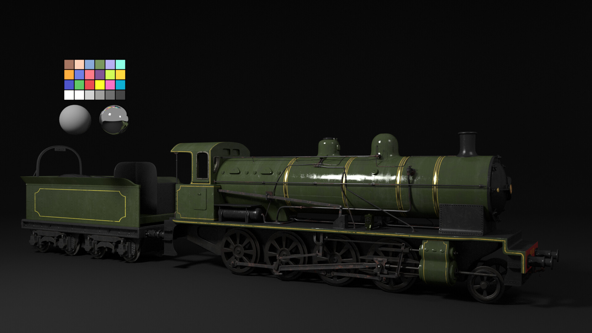 ArtStation - TRAIN - 140 C locomotive