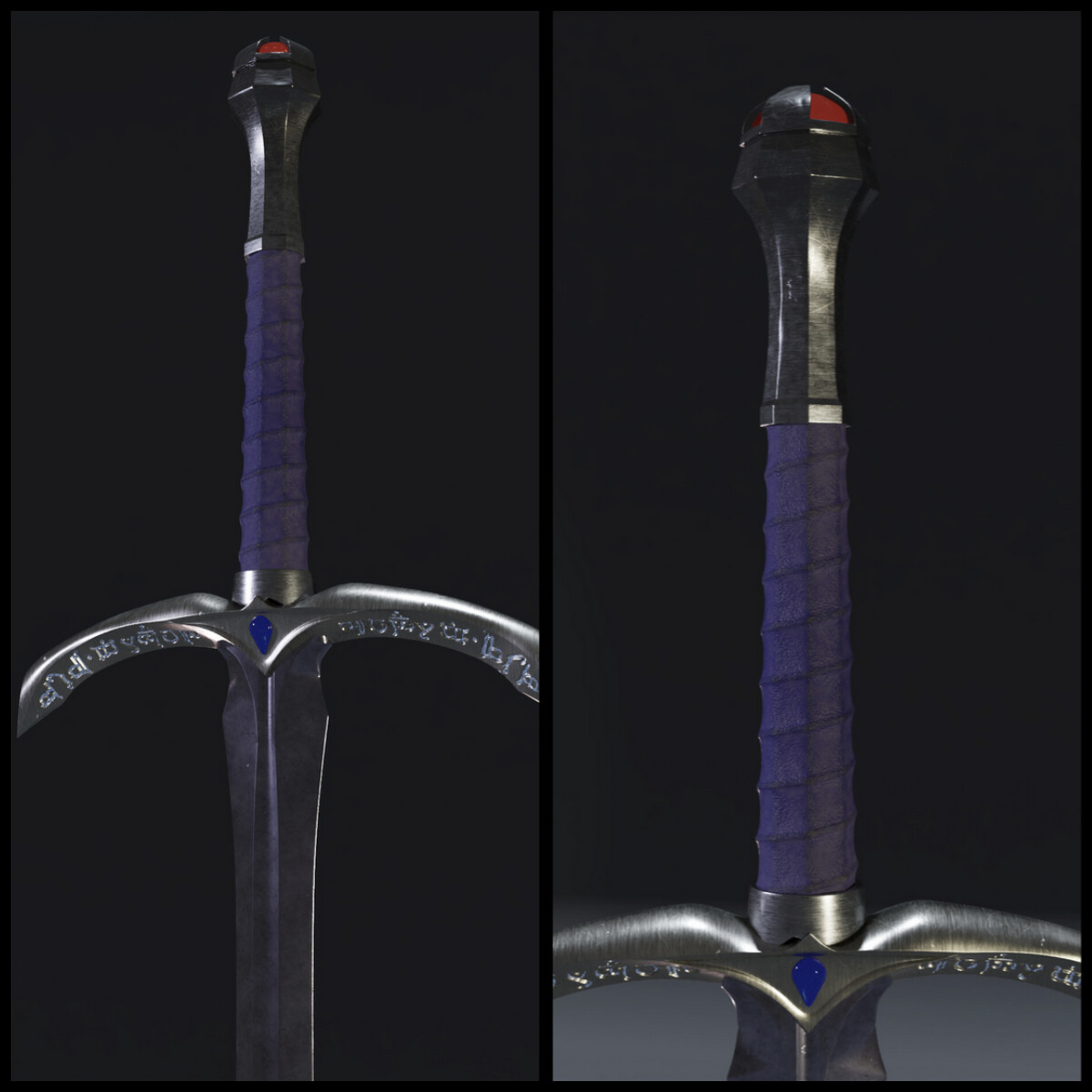 ArtStation - グラムドリング、敵くだき。Glamdring, the Foe-hammer.