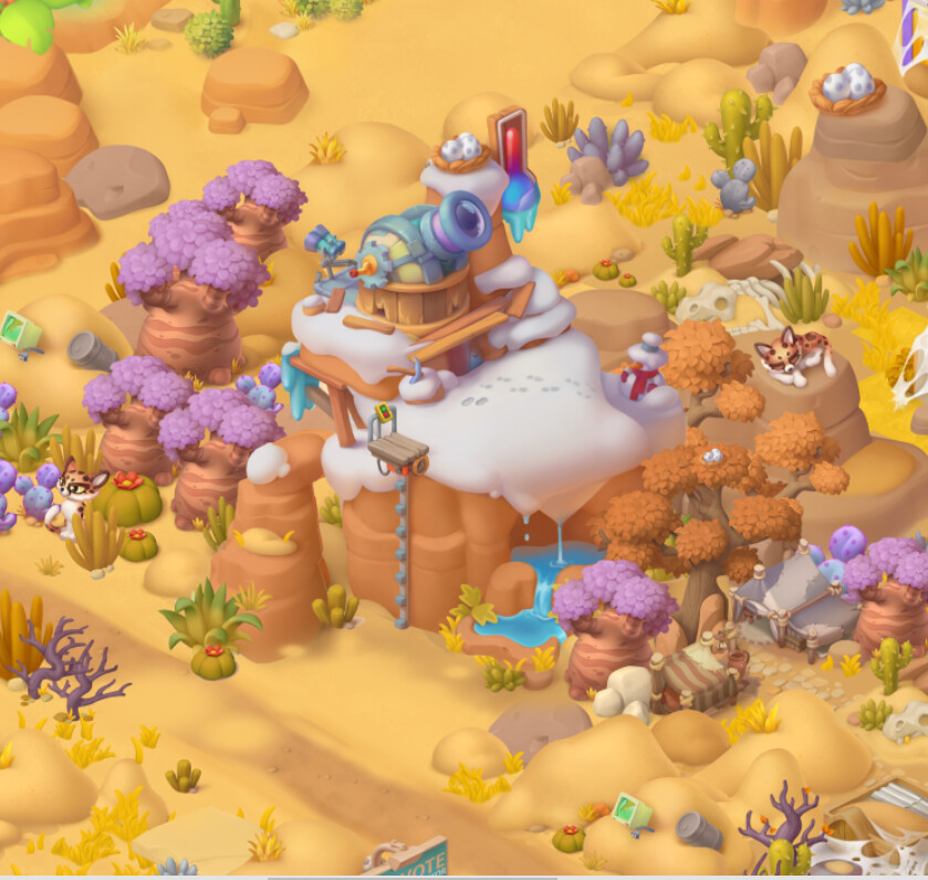 ArtStation - Game map assembling + art direction + asset creation