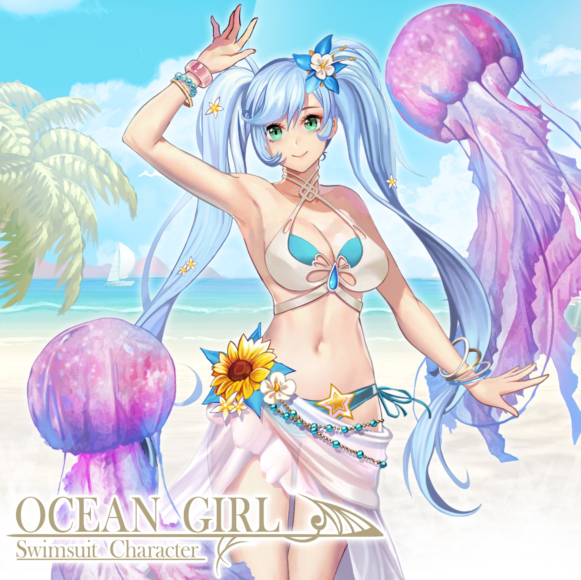 ArtStation - Ocean girl