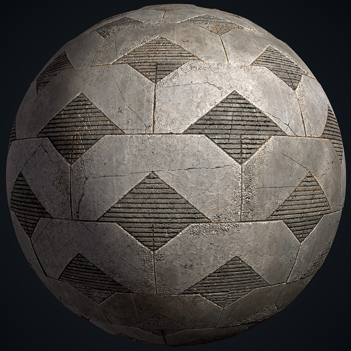 ArtStation - Concrete Ground Tiles