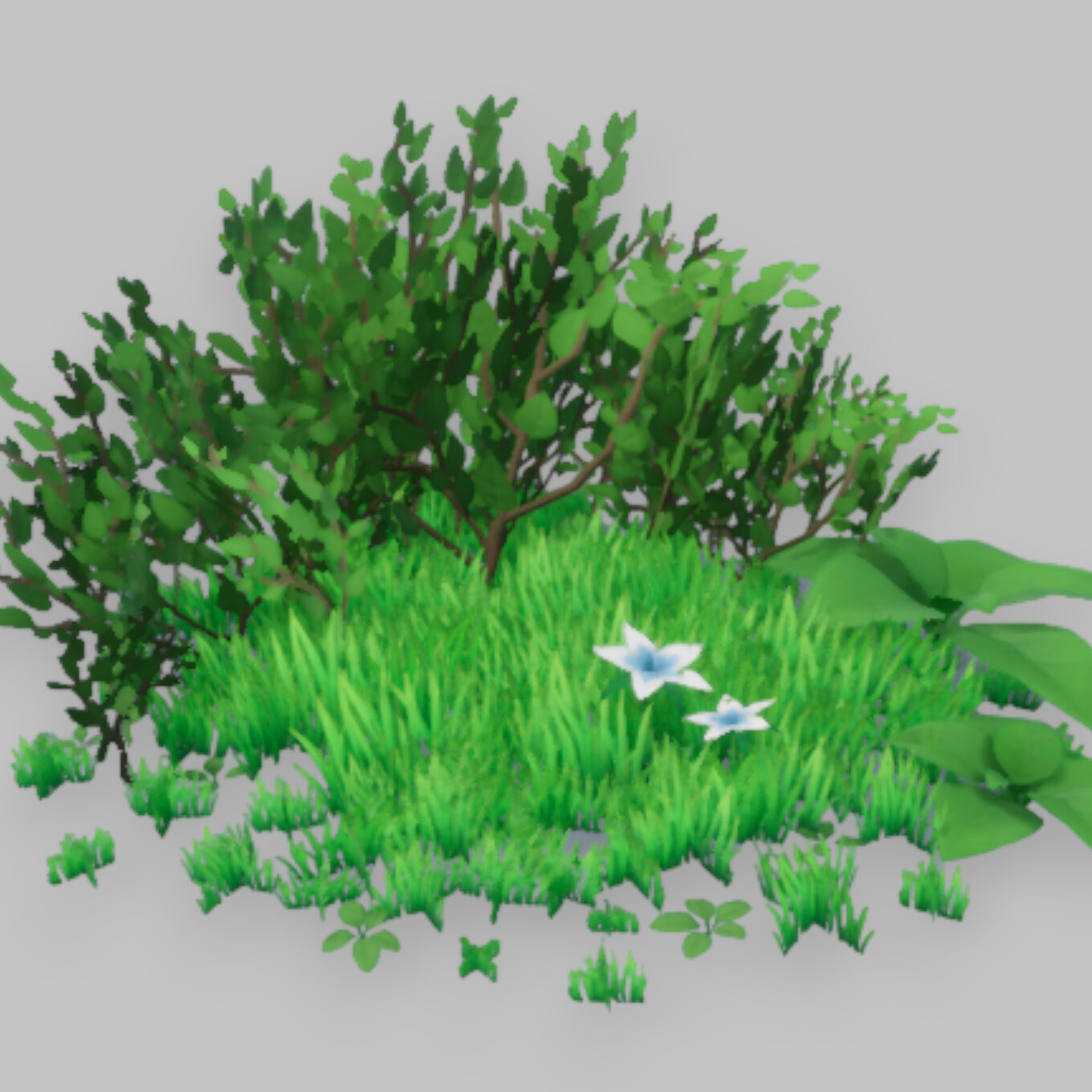 ArtStation - Zelda style foliage
