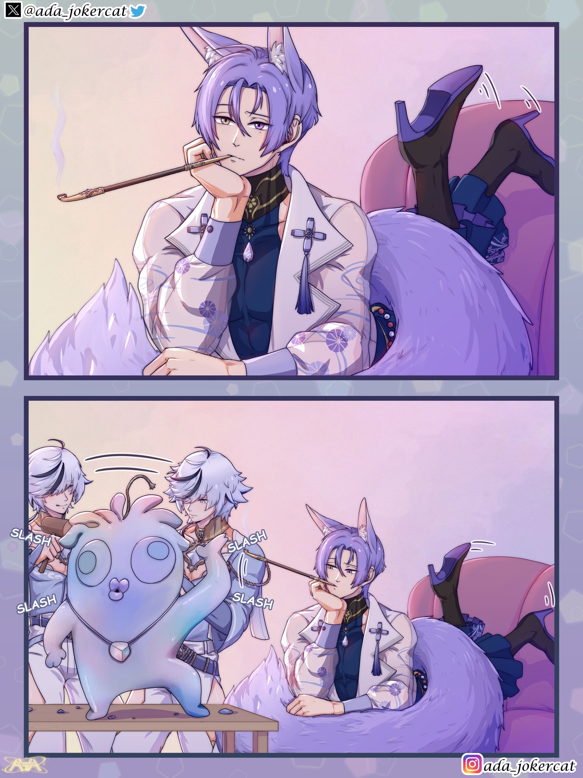 ArtStation - Surprise for darling comics 4/20