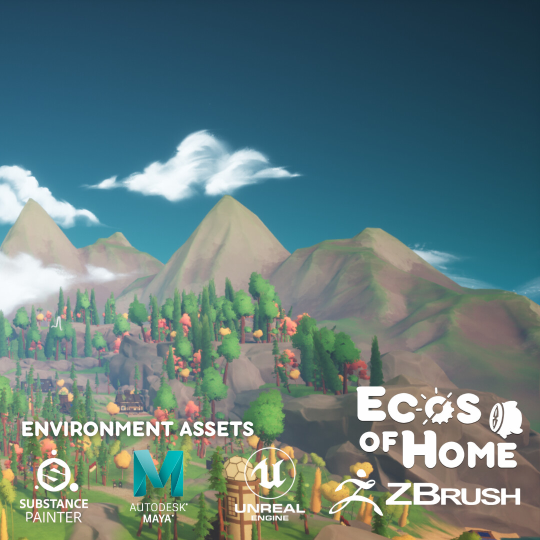 ArtStation - Ecos of Home - Environment Assets