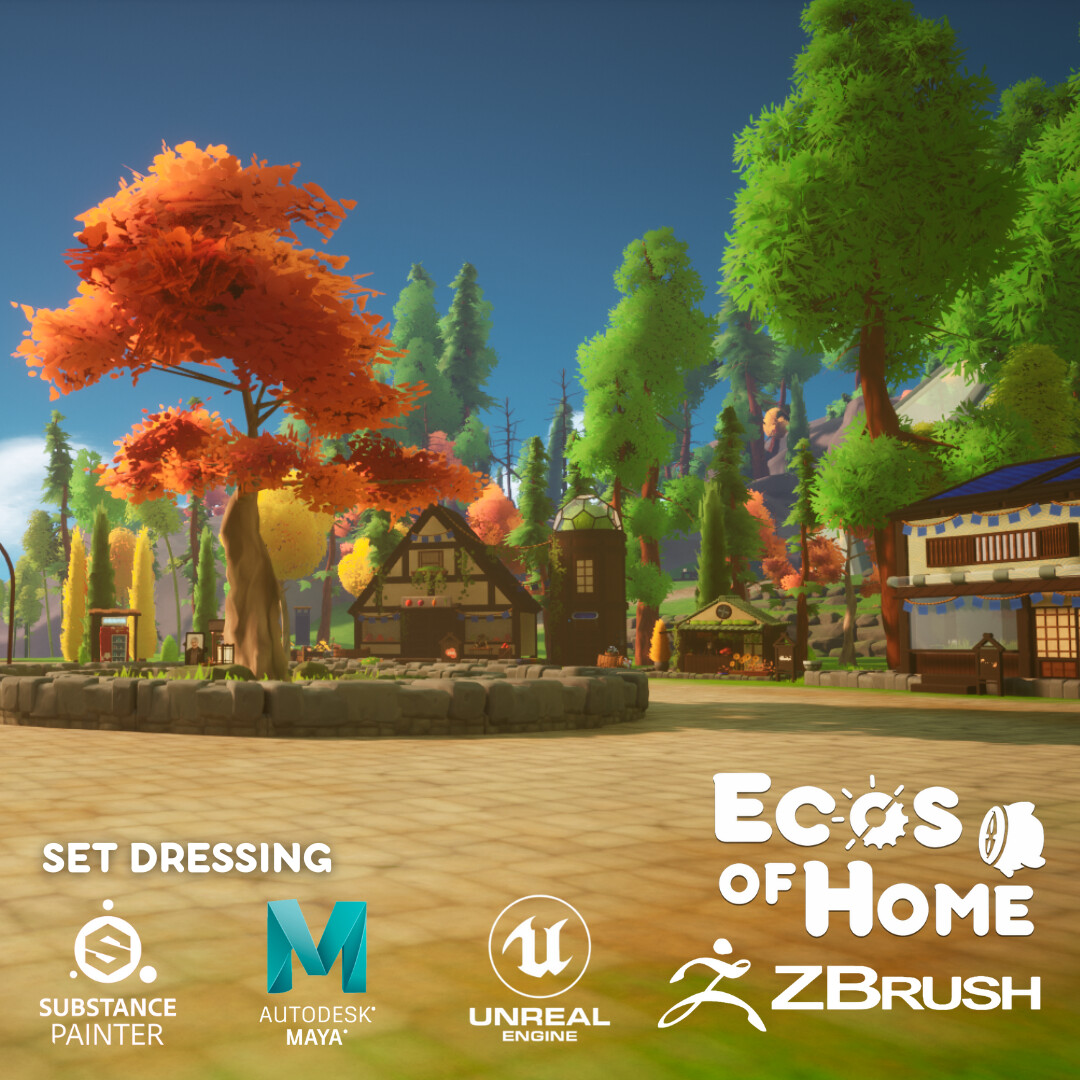 ArtStation - Ecos of Home - Set Dressing