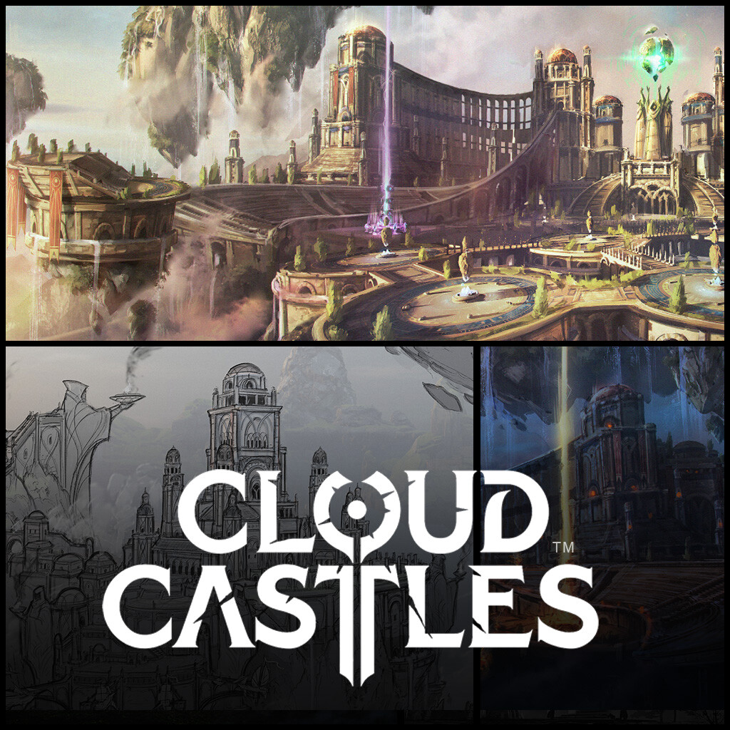 ArtStation - Cloud Castles Daulton Towers Arena