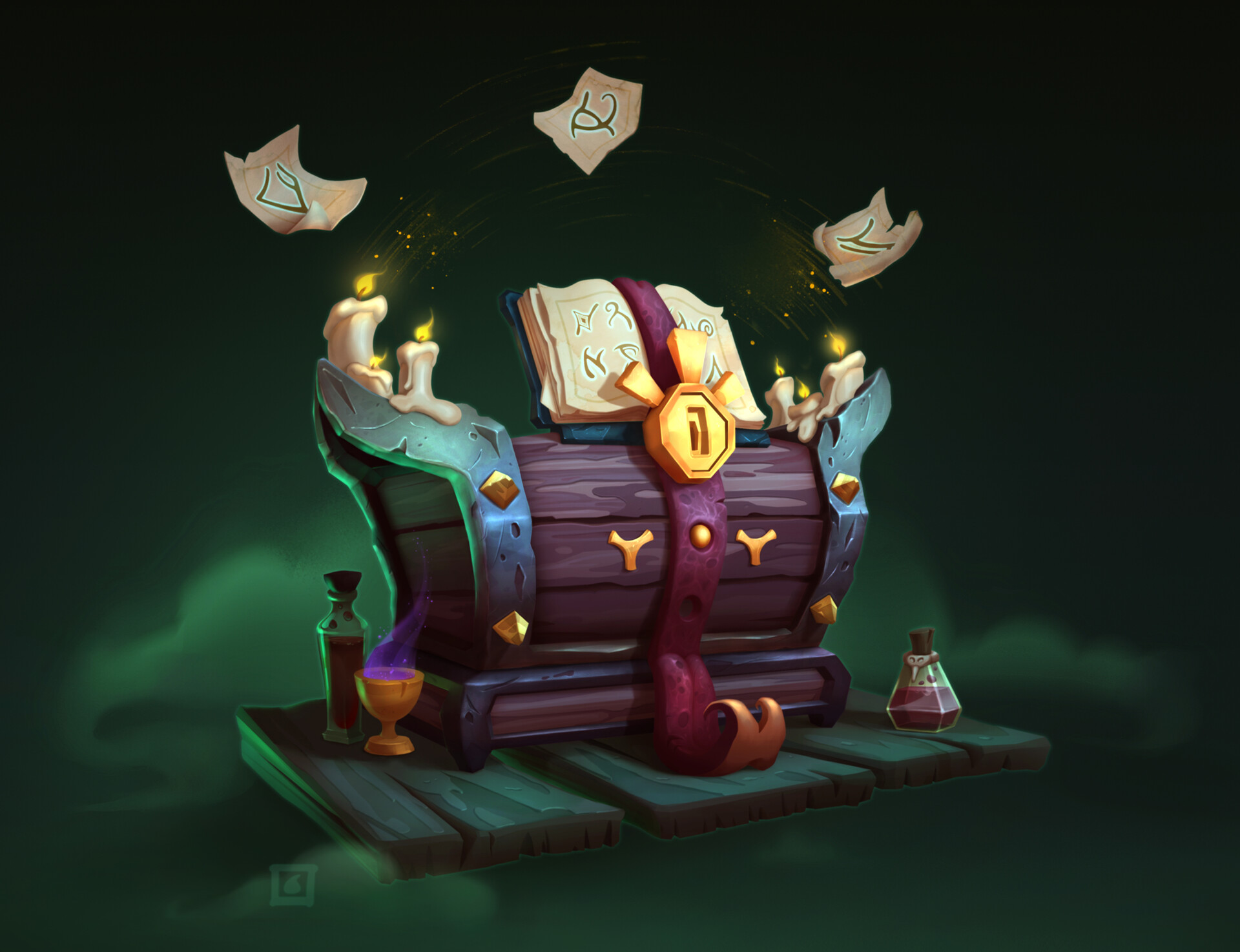 ArtStation - Mysterious chest