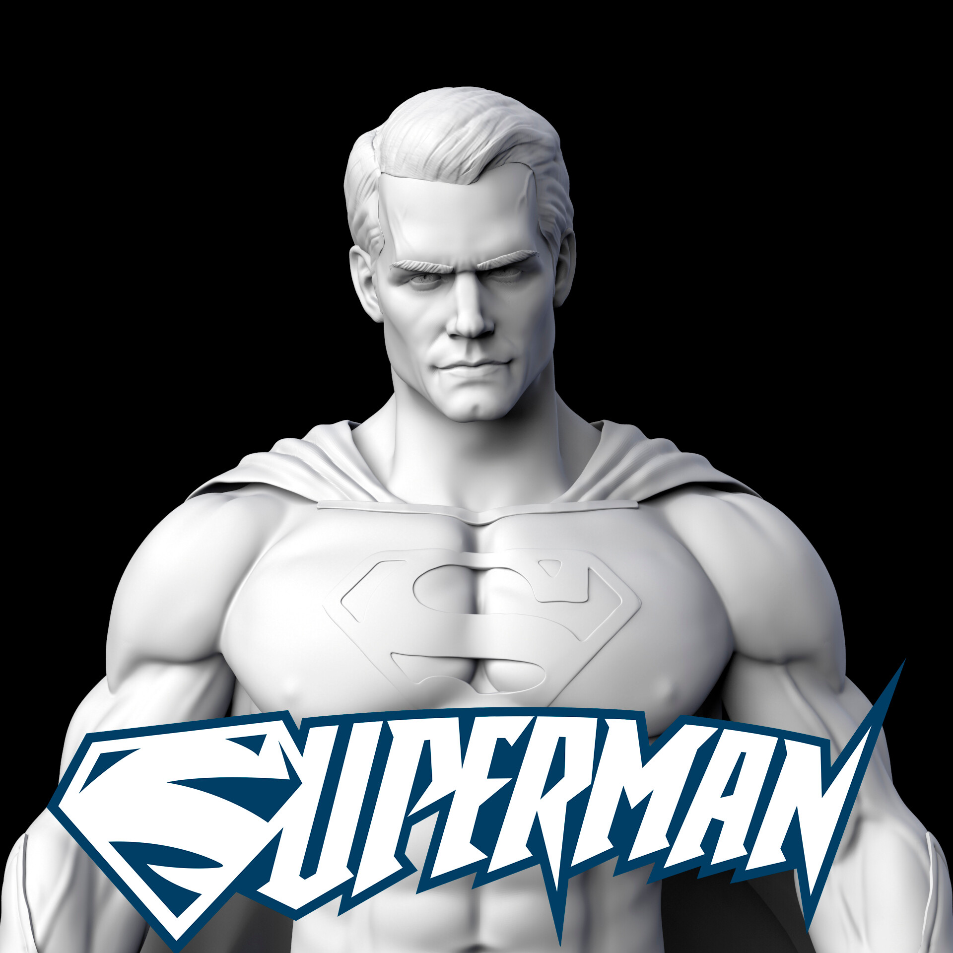 ArtStation - - Superman Statue