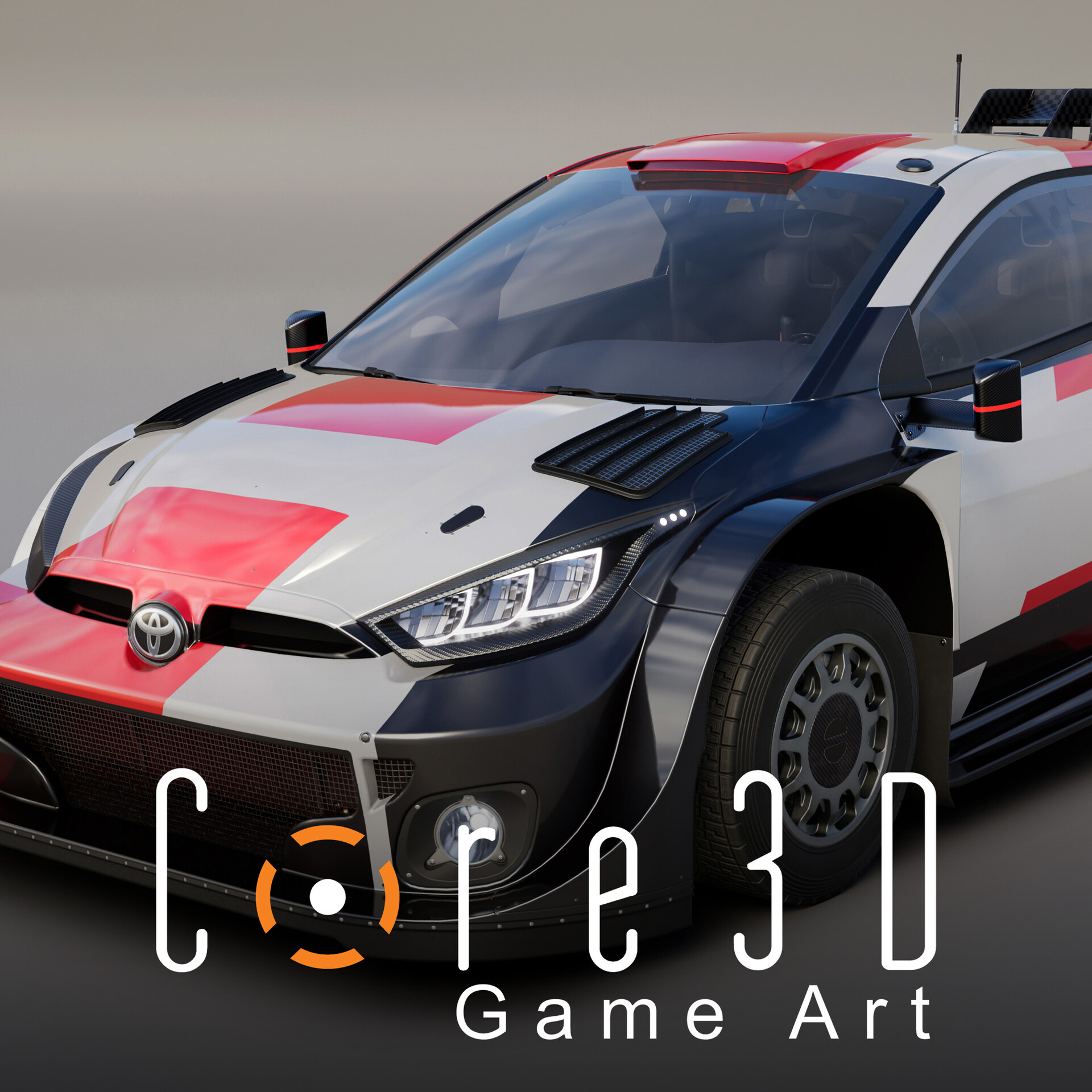 ArtStation - Toyota GR Yaris Rally1 Hybrid - 2022