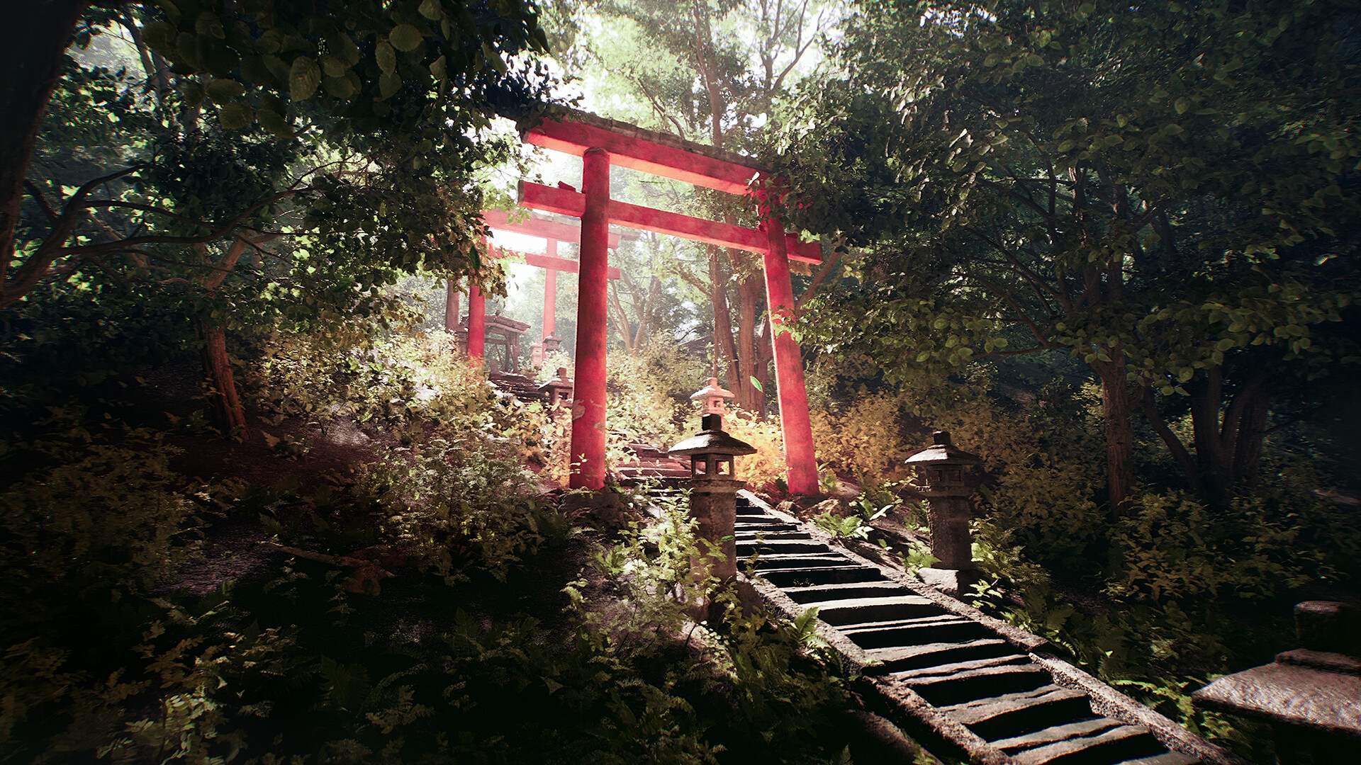 ArtStation - The Sacred Stairs Forest Environment - Unreal Engine 5