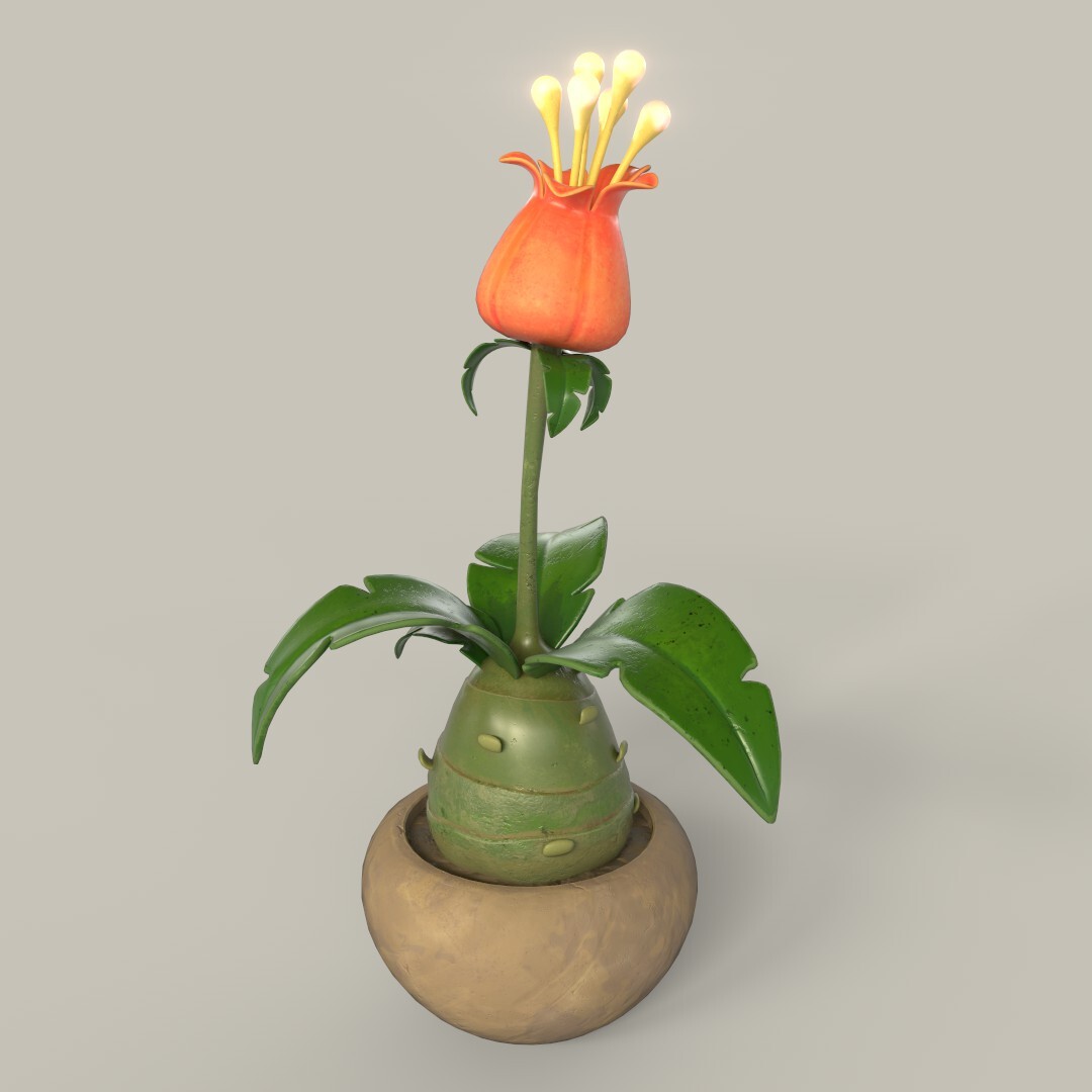 ArtStation - Stylized Fantasy Plant