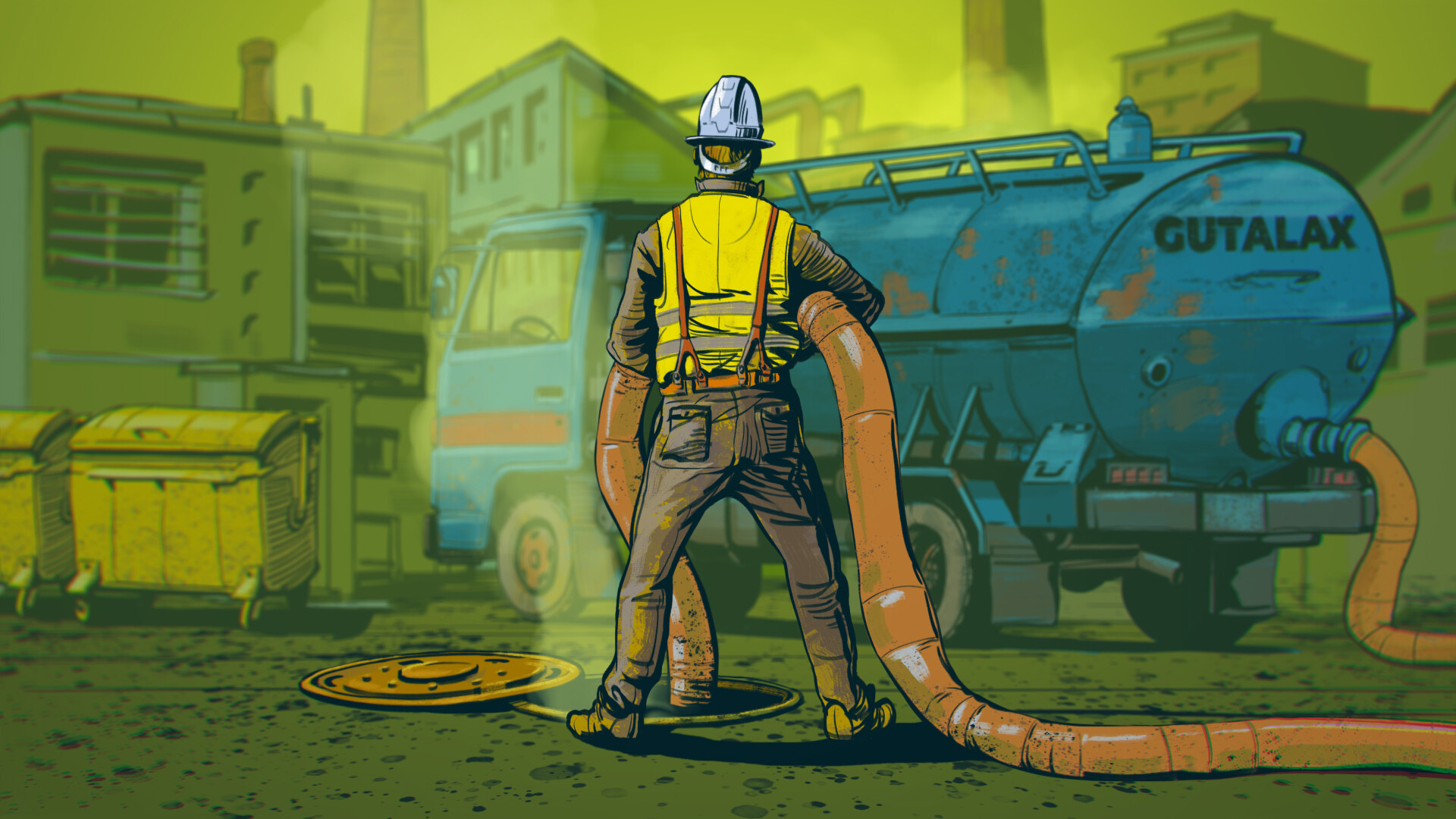 ArtStation - Gutalax - Diarrhero, Animated music video