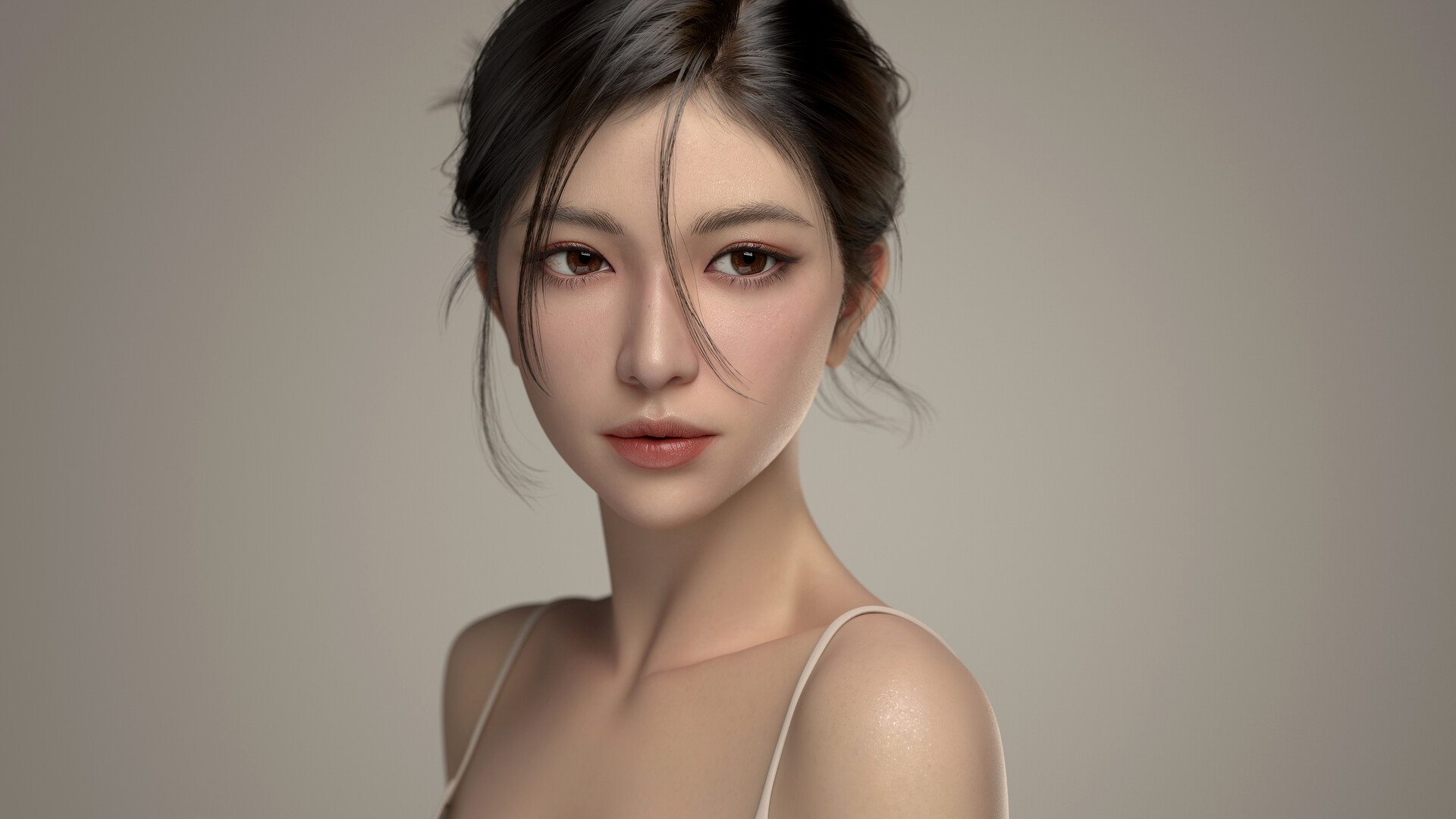 ArtStation - 大众脸女