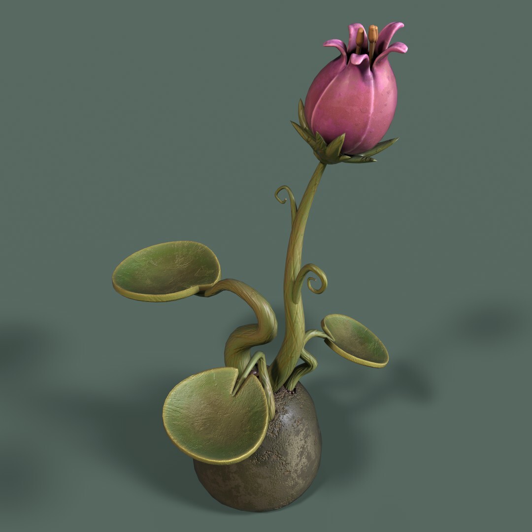 ArtStation - Stylized Alien Flower