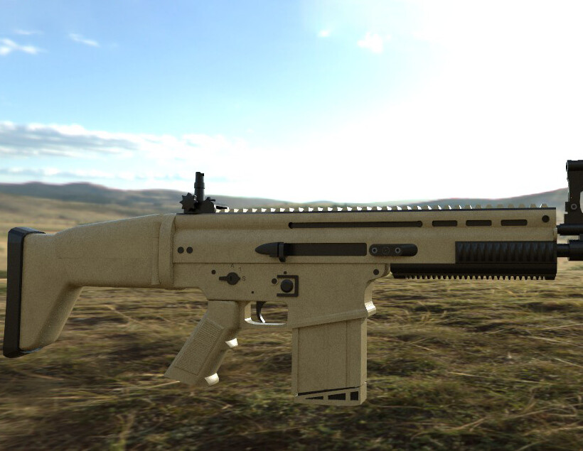 ArtStation - Scar-L Rifle