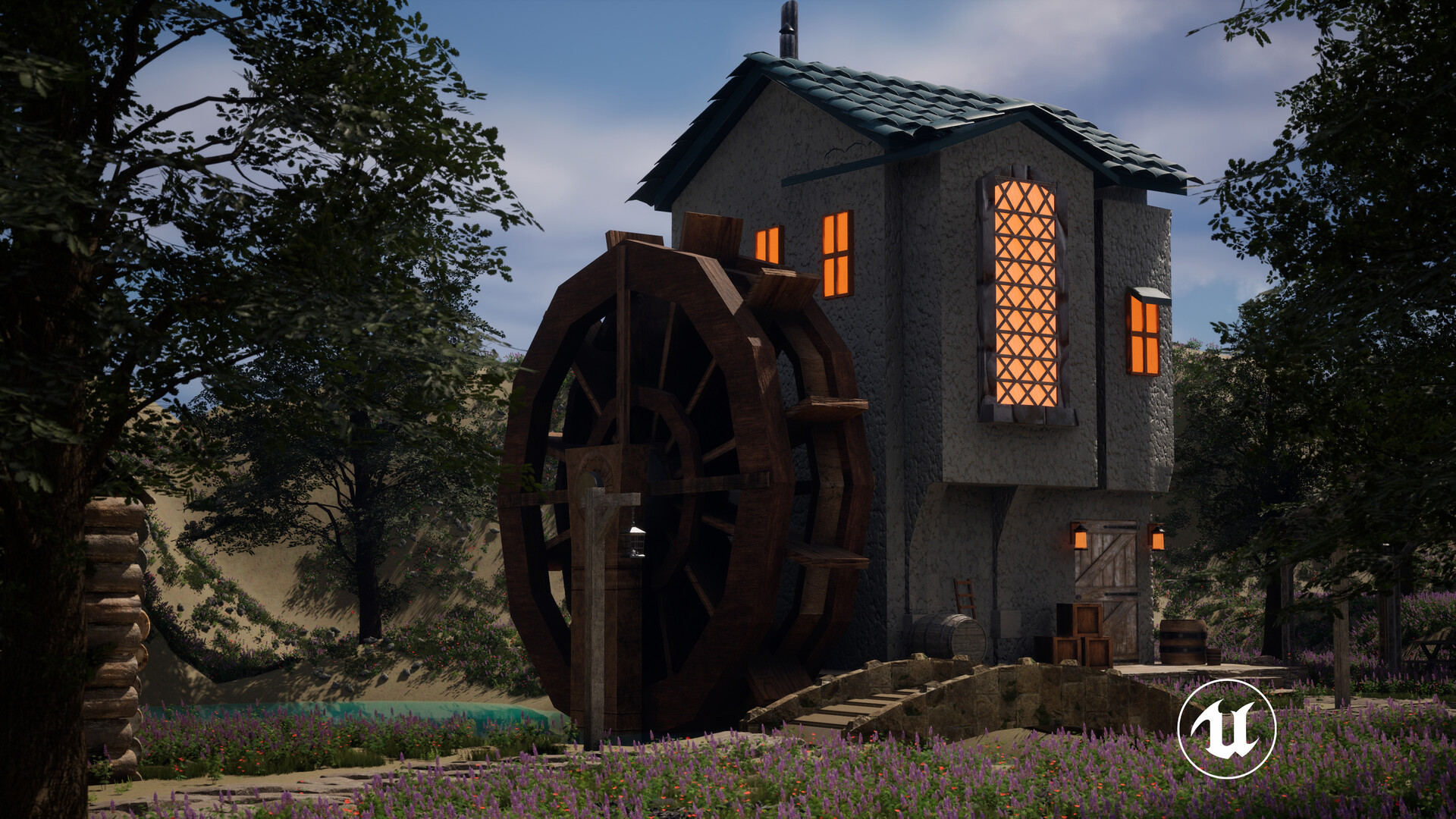 ArtStation - Watermill environment