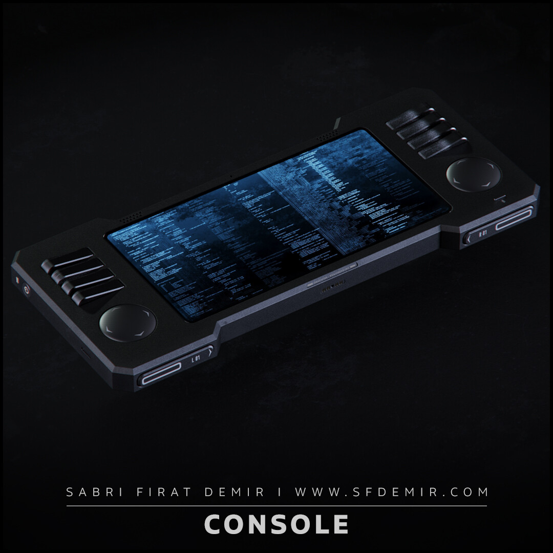 Sabri Firat Demir - Sci-Fi Console - Hard Surface 3D Model