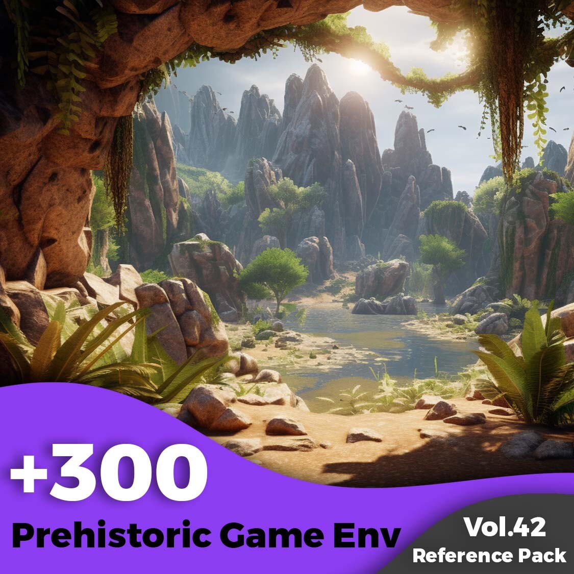 ArtStation - +300 Prehistoric Game Environment Concept (4k) | Vol_42