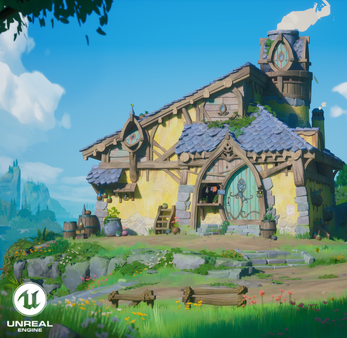 ArtStation - Magic Potion Brewing House
