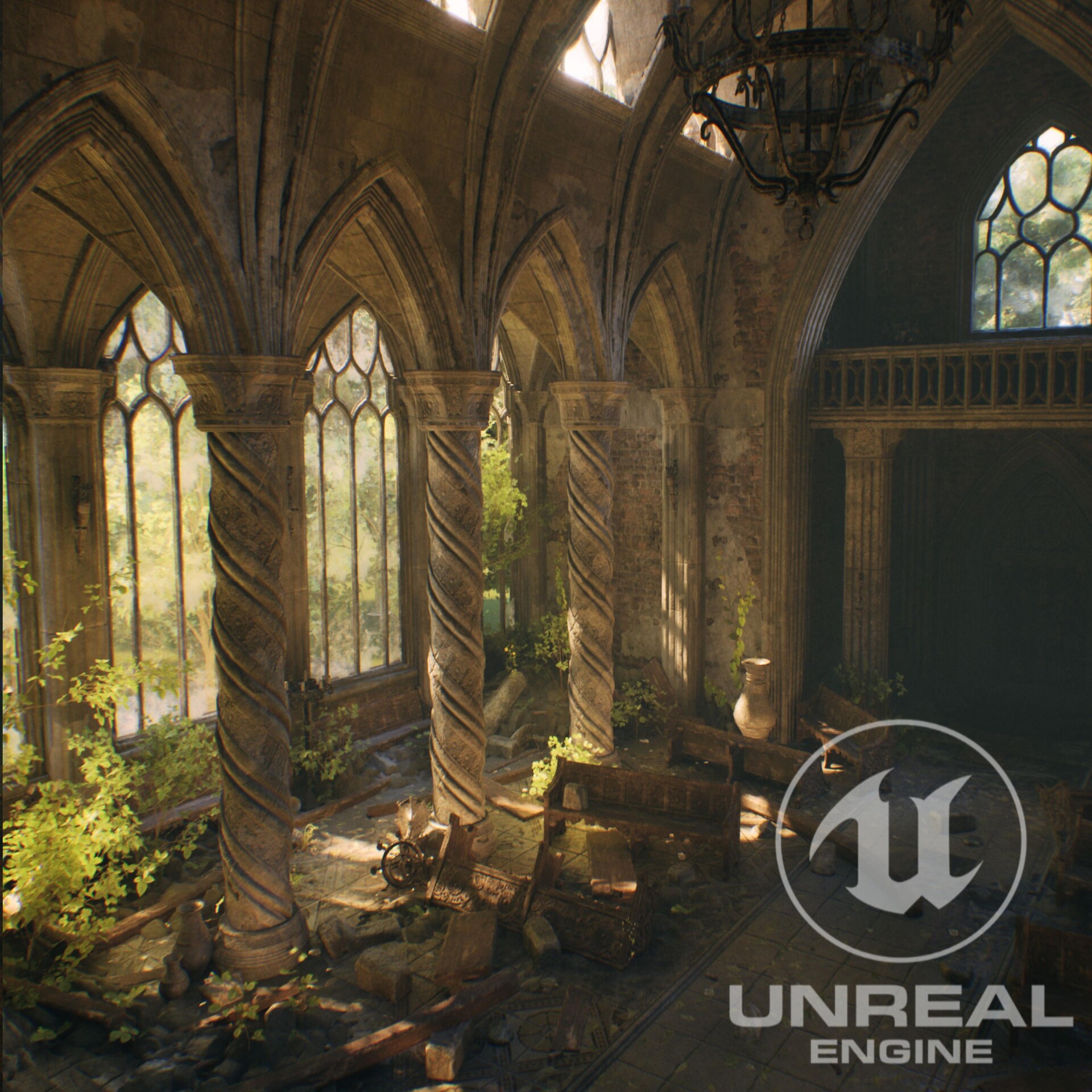 ArtStation - Old overgrown church