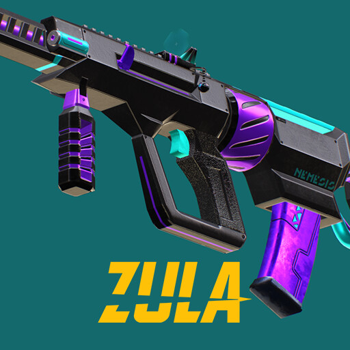 ArtStation - Zula - Aug "Nemesis" Epic Skin and Attachments