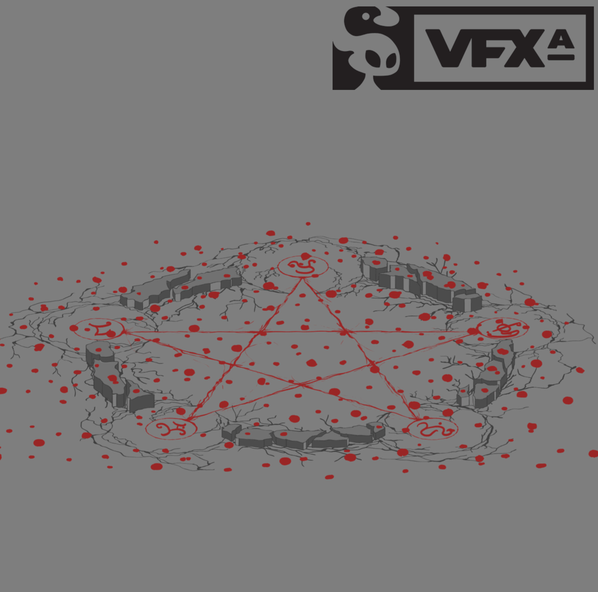 ArtStation - Blood Ritual - 2D FX (Diablo 4 FanArt)