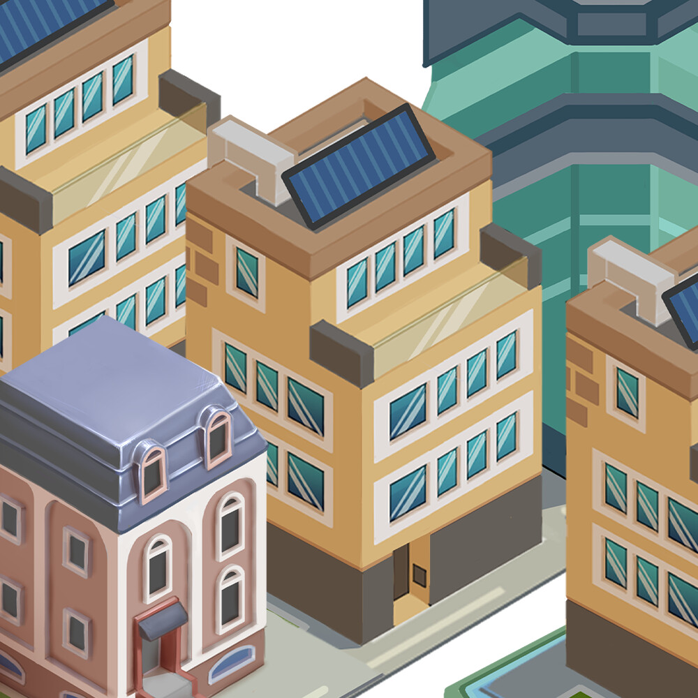 ArtStation - Residential Buildings