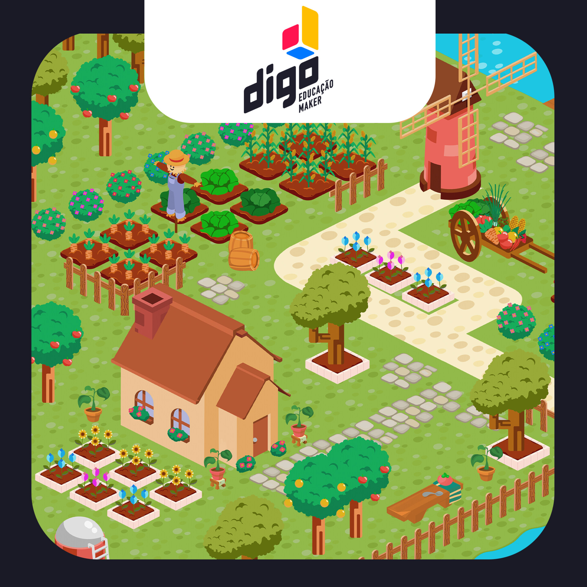 ArtStation - Digo Maker - Vector-based Isometric Cover