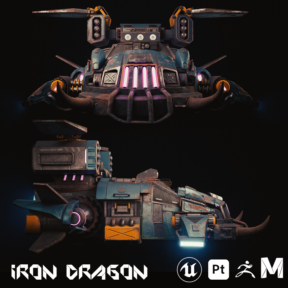 ArtStation - Iron Dragon