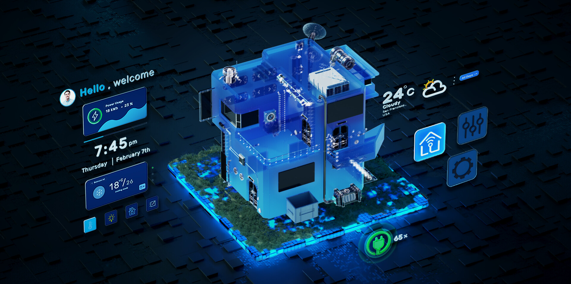 ArtStation - House OS - UI concept Design ( AR / VR / MR )