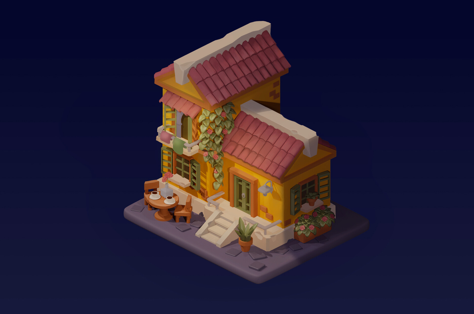 ArtStation - Italian house