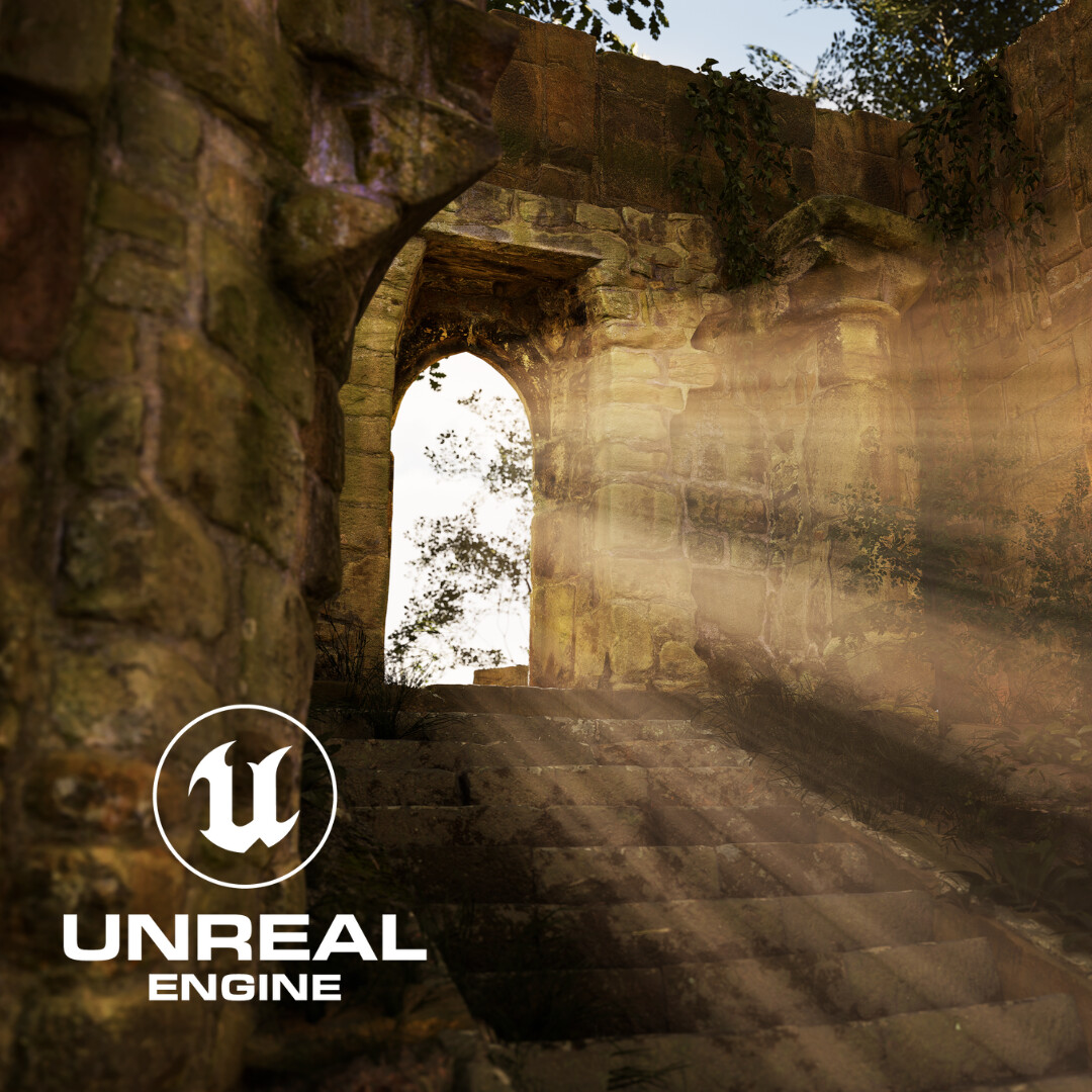 ArtStation - Ruins Environment (Megascans Asset)