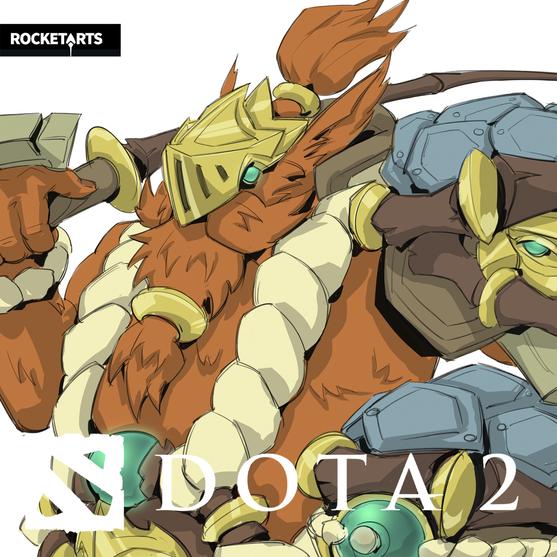 ArtStation - Turtle Rider - DOTA 2