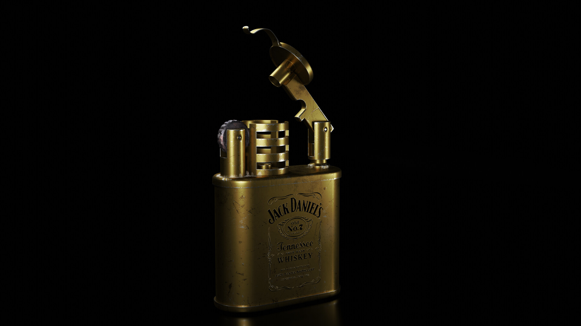 ArtStation - Vintage Jack Daniel's Lighter
