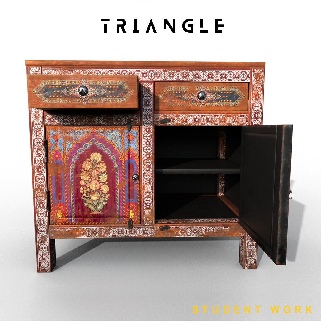 ArtStation - Antique Wooden Table