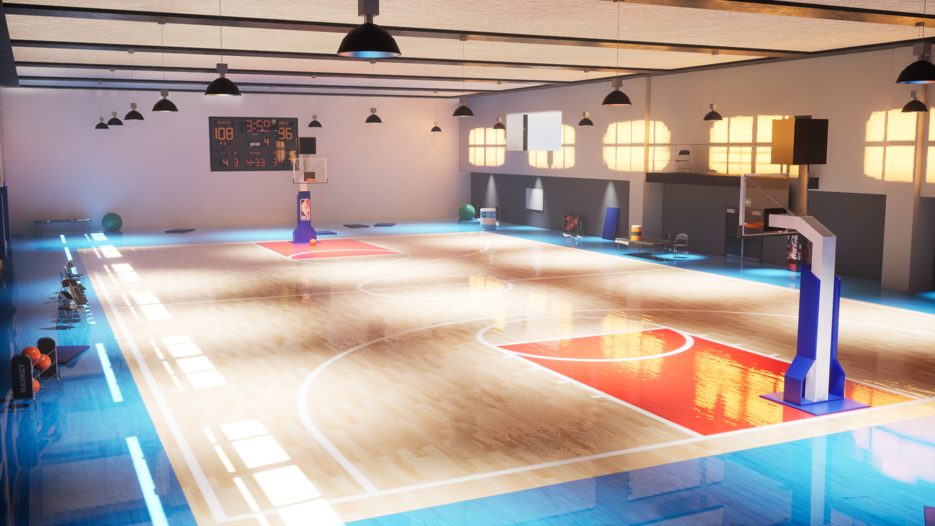 ArtStation - NBA Field unreal engine 5
