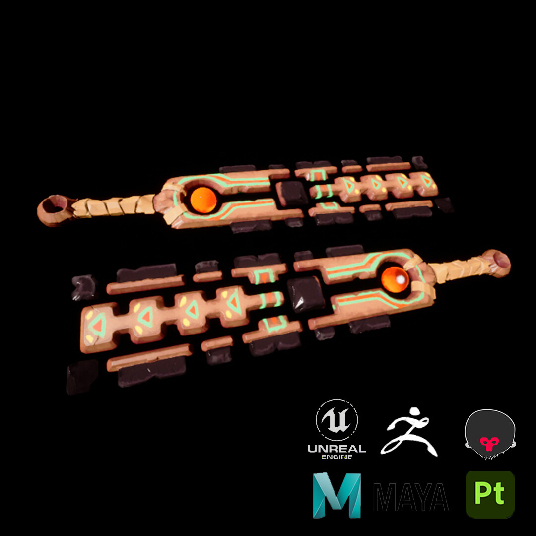 ArtStation - Sword Maya concept art of Monica Schilder