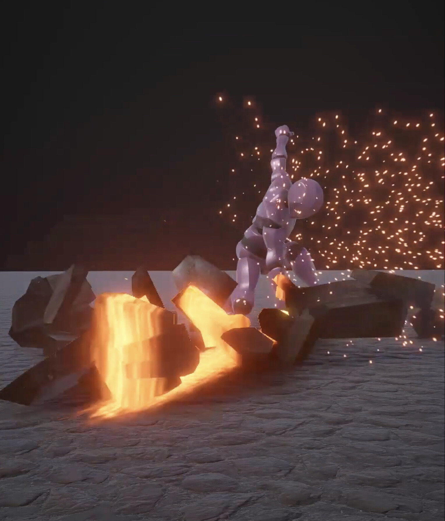 ArtStation - daily vfx - fist of rage