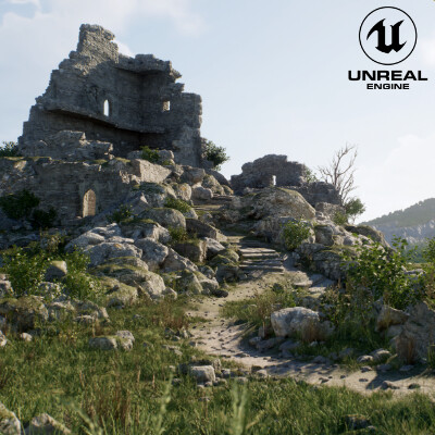 ArtStation - Medieval Ruins